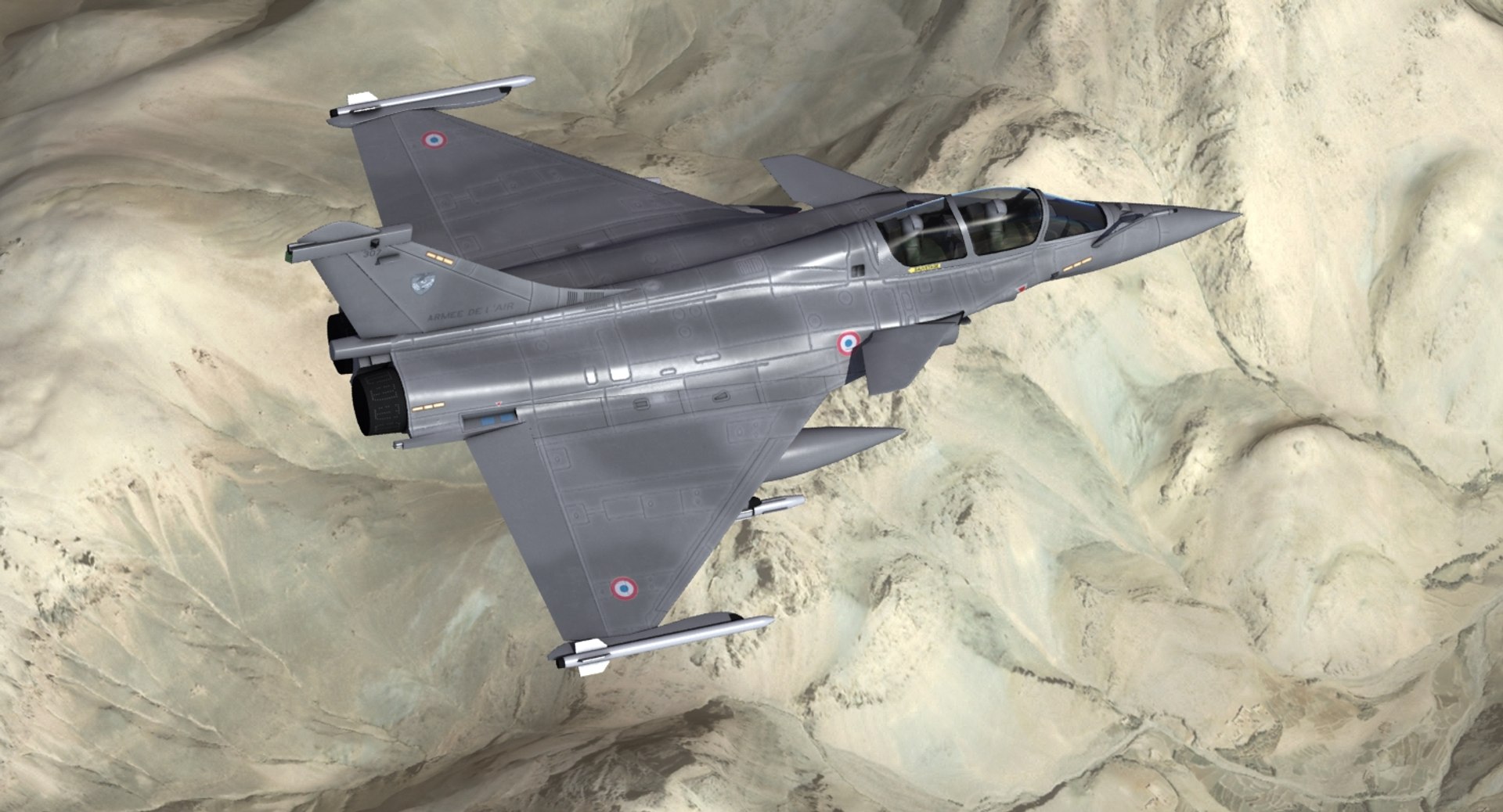 3d Rafale B Military Aircraft