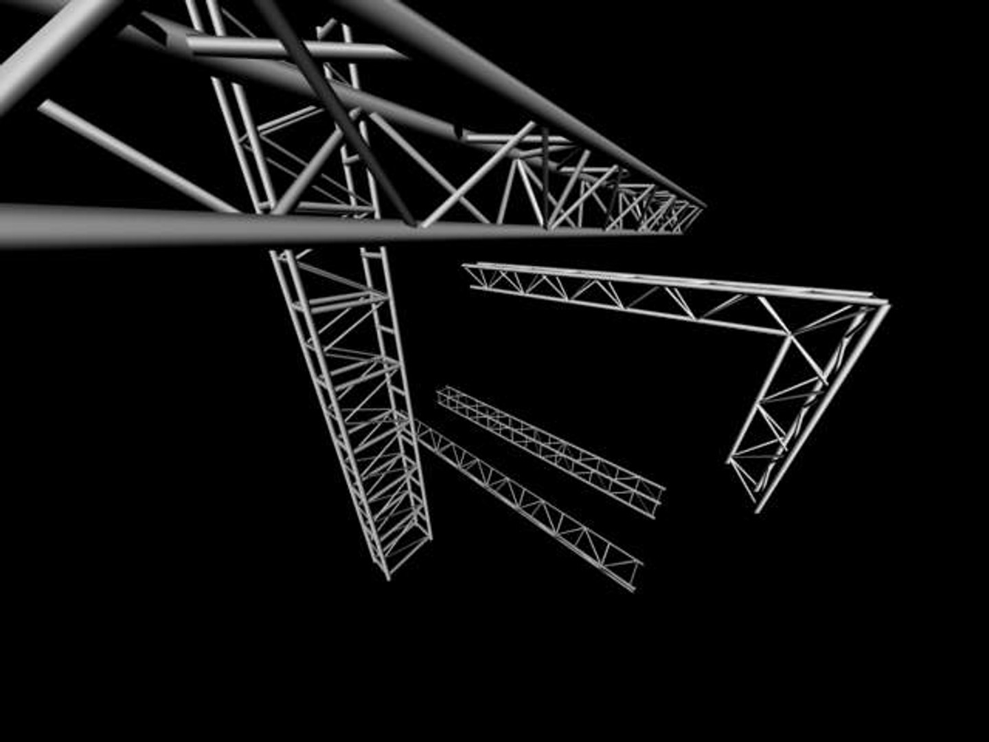 Trusses 3d Model
