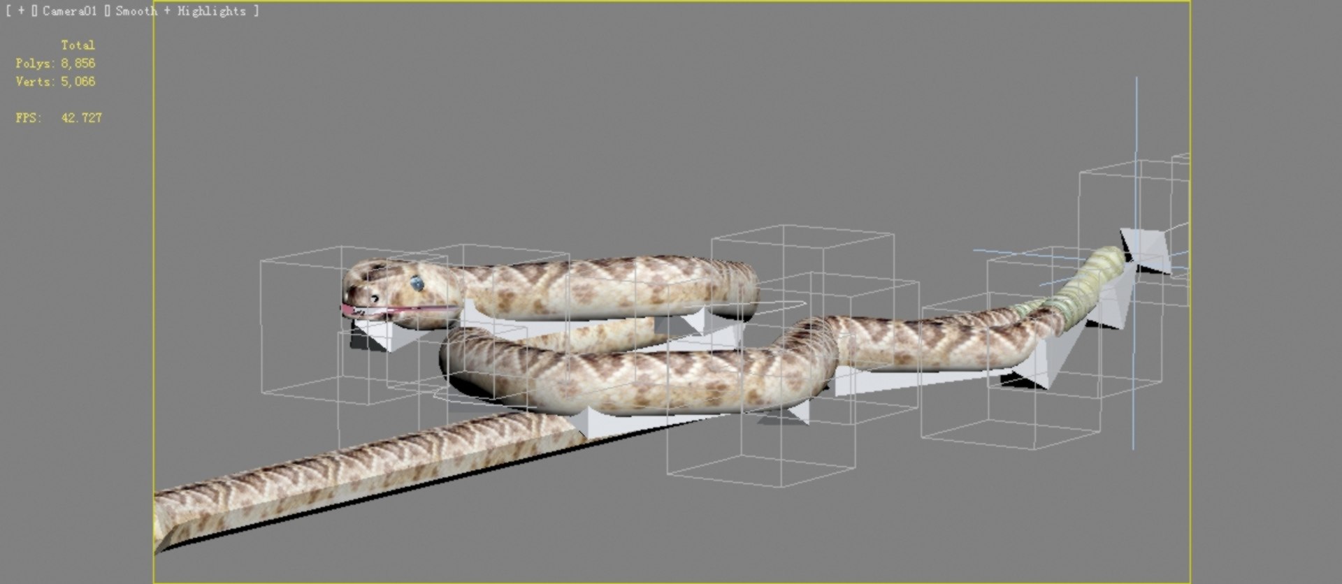 Rattlesnake Animated 3D Model - TurboSquid 2109757