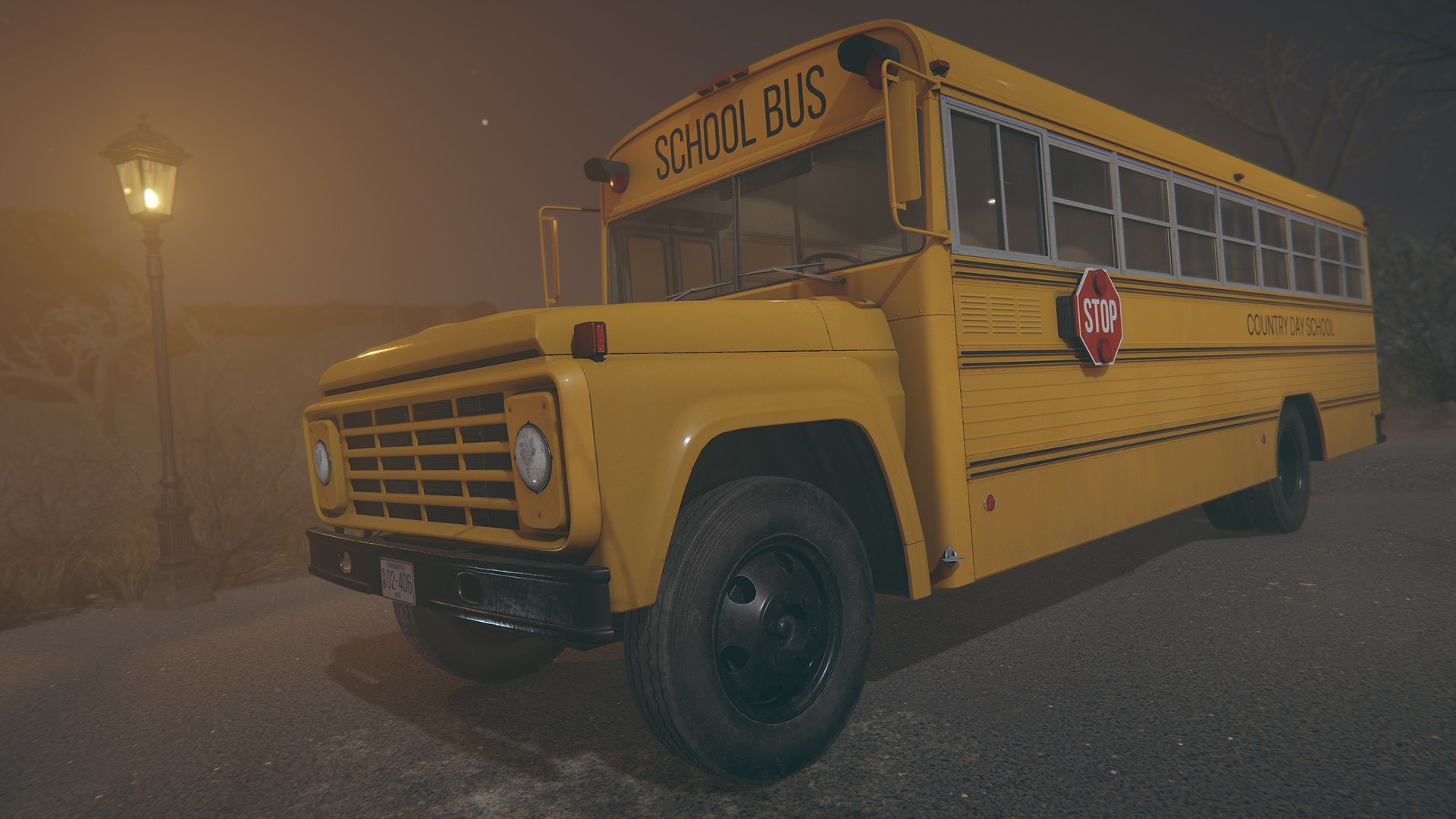 Hq Retro School Bus 3D Model - TurboSquid 1296967