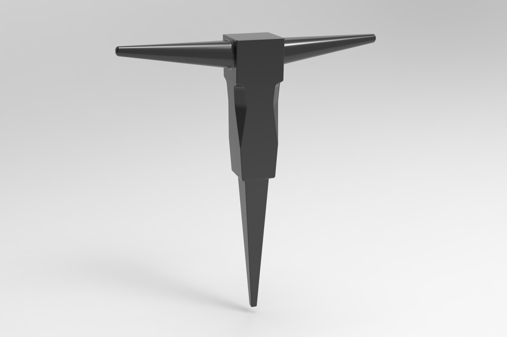 3D Blacksmith T-Stake Model - TurboSquid 2229439