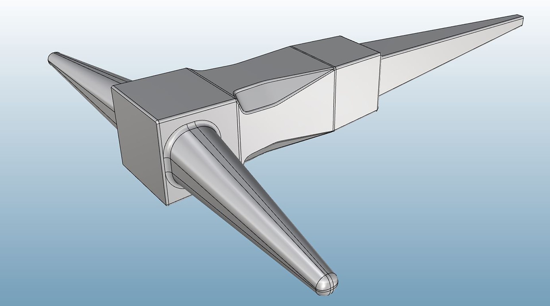 3D Blacksmith T-Stake Model - TurboSquid 2229439