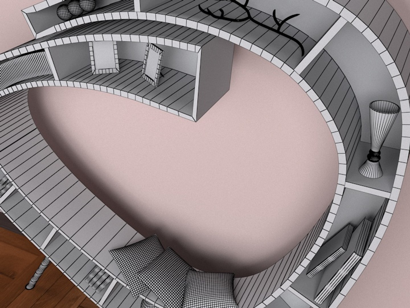 Free 3D Bookcase Books Model - TurboSquid 1345745