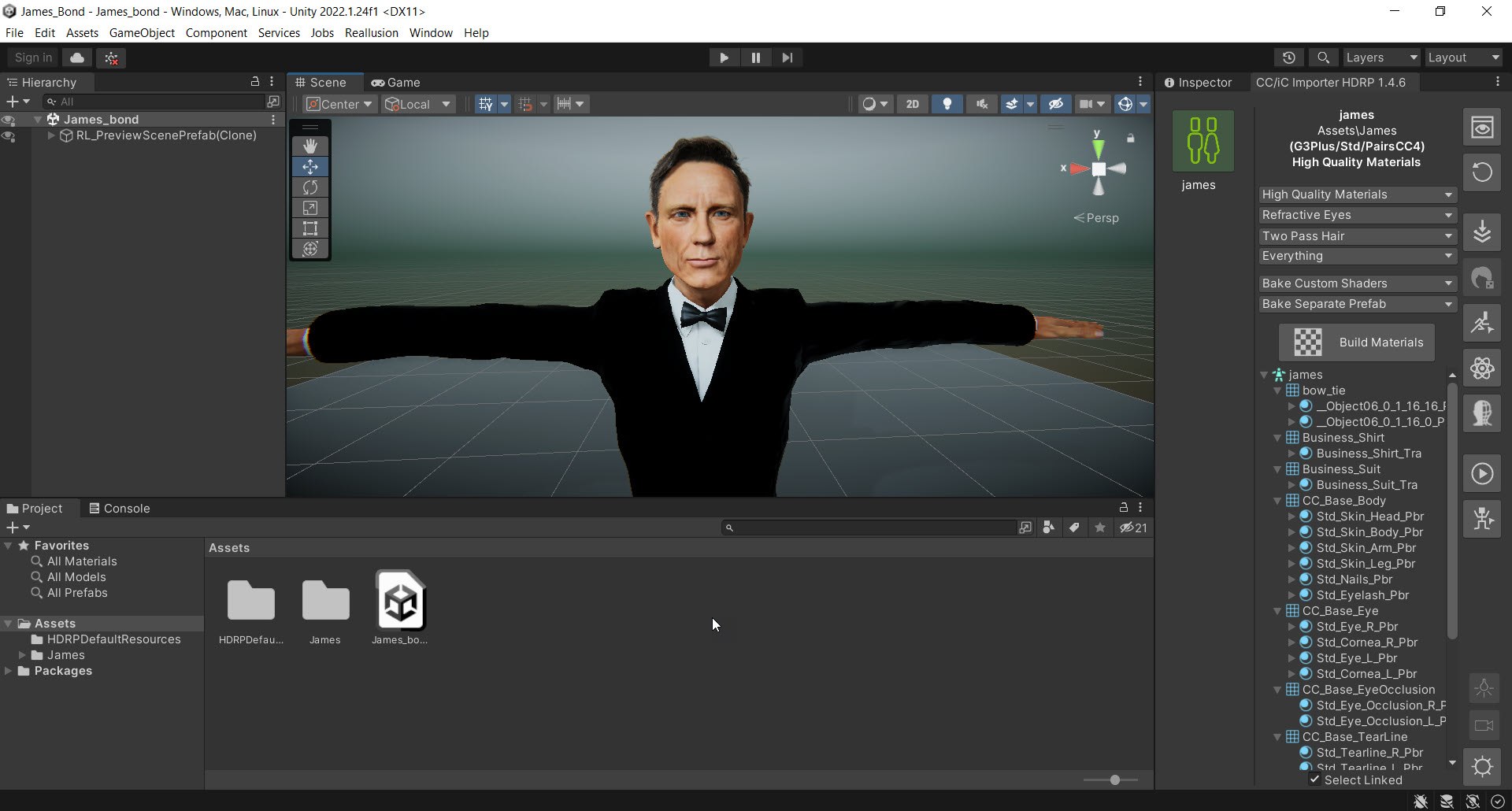 Daniel Craig James Bond - 007 Rigged Animated 2500 Free Animations ...