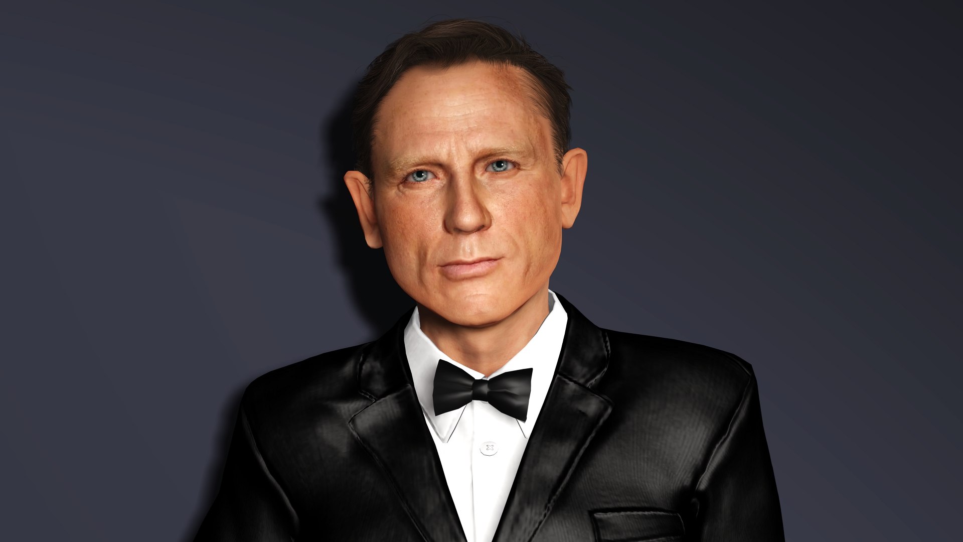 Daniel Craig James Bond - 007 Rigged Animated 2500 Free Animations ...