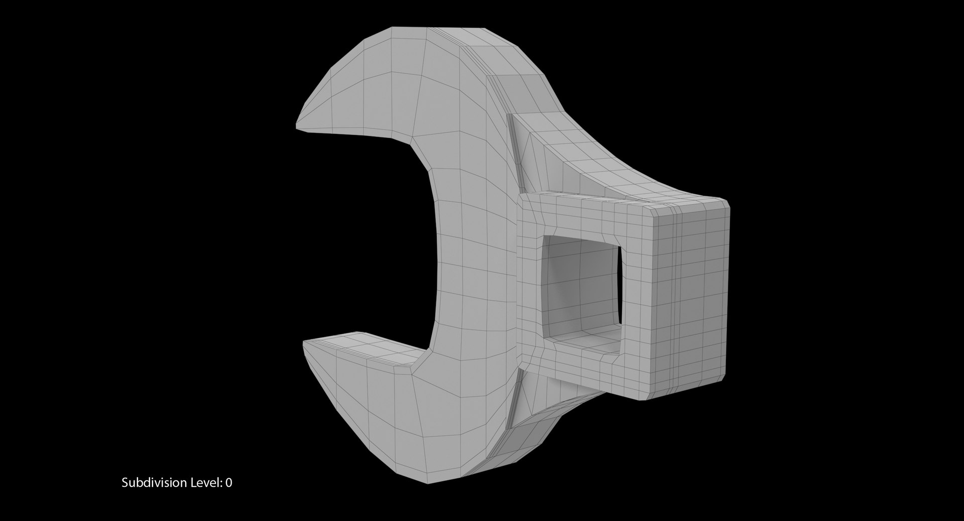 Open End Metric Crowfoot Model - TurboSquid 1348109