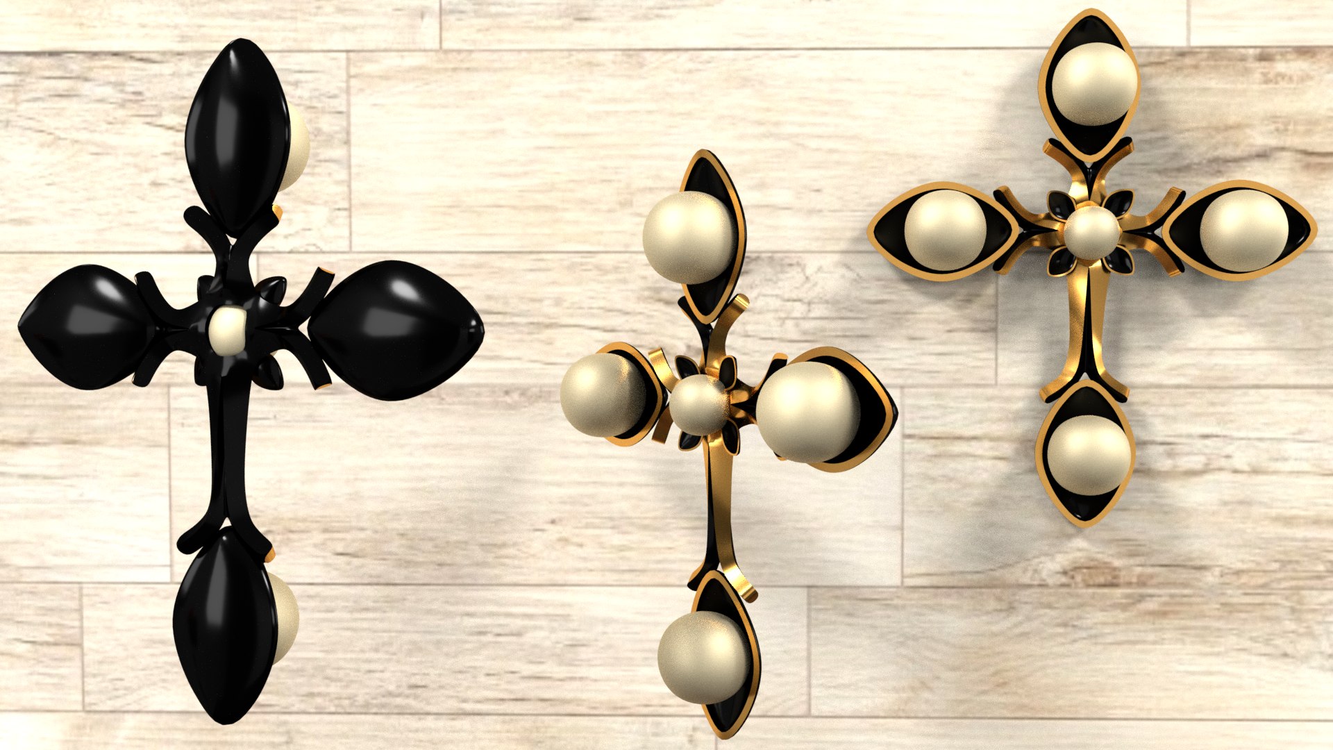 Cross Deco 4 3D Model - TurboSquid 1814827