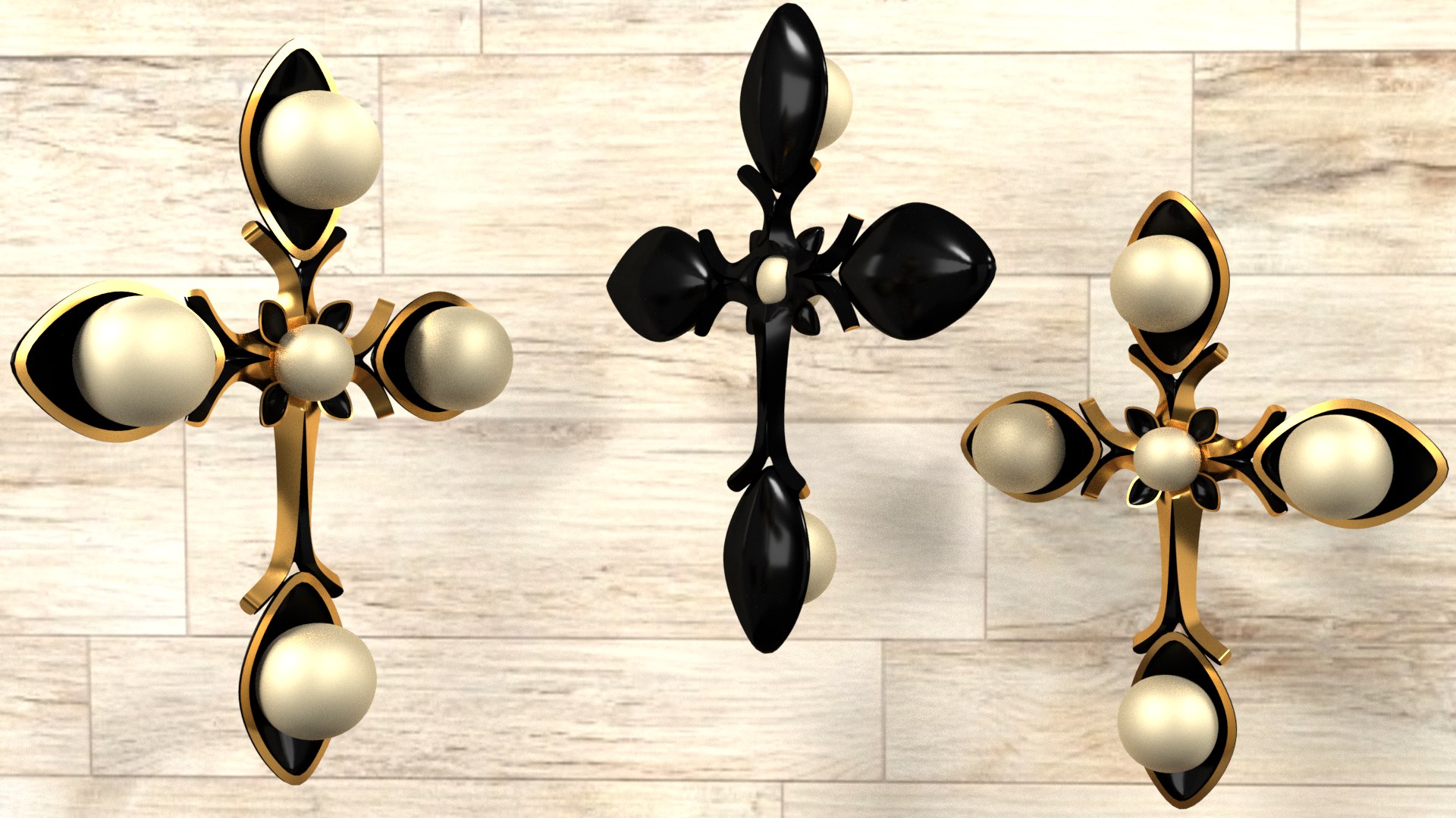 Cross Deco 4 3D Model - TurboSquid 1814827