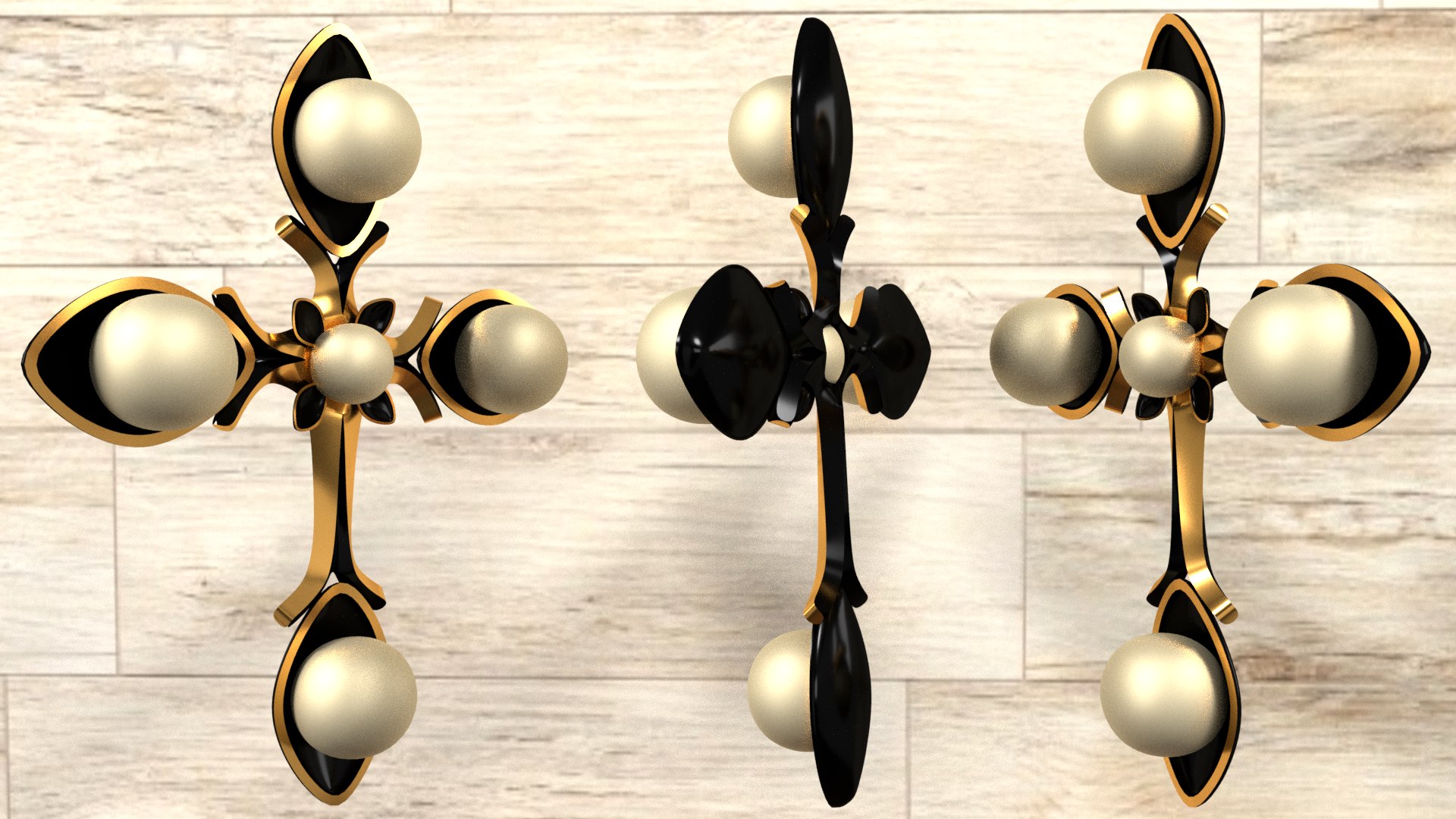 Cross Deco 4 3D Model - TurboSquid 1814827