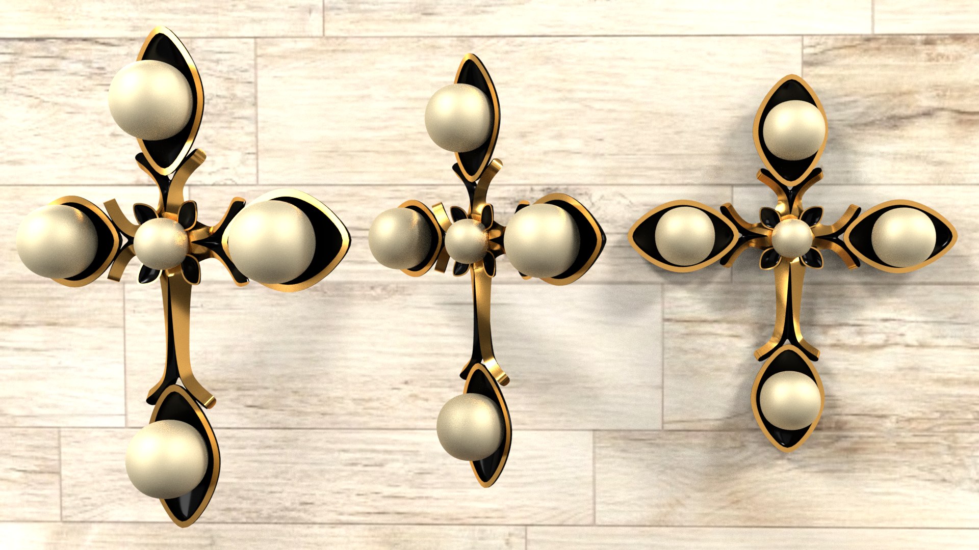 Cross Deco 4 3D Model - TurboSquid 1814827