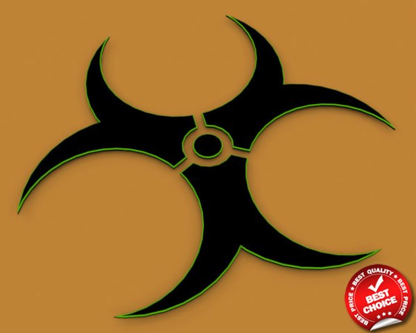 free 3ds model toxic logo