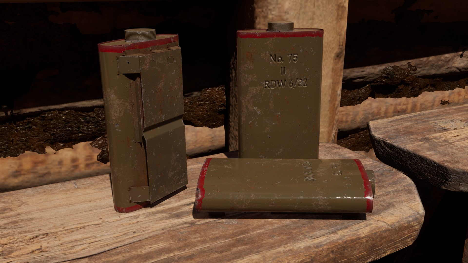 3D British WW2 Grenades Pack Model - TurboSquid 2352437