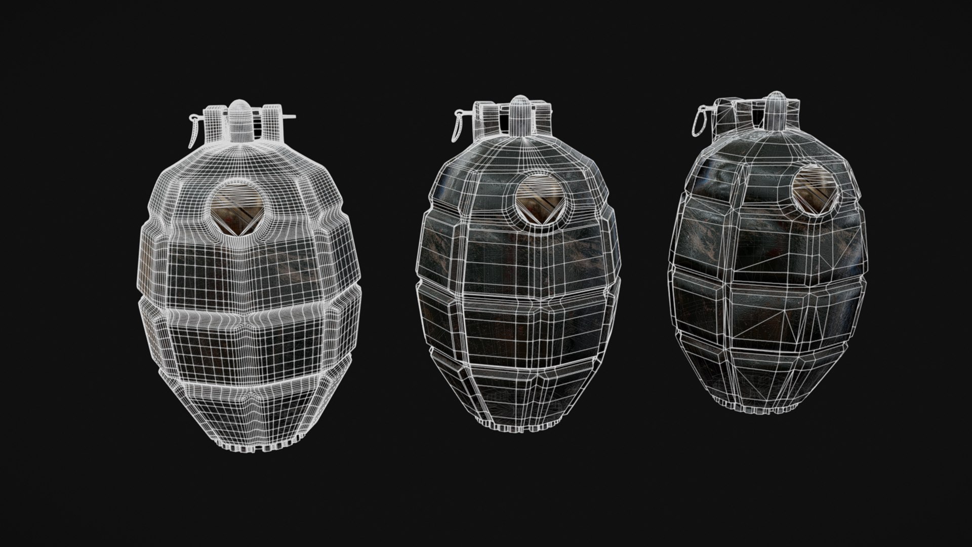 3D British WW2 Grenades Pack Model - TurboSquid 2352437