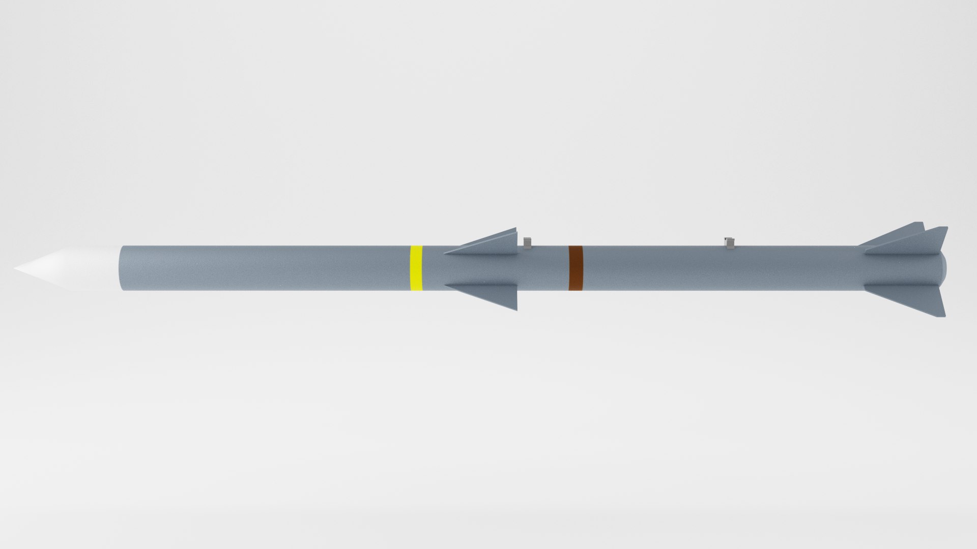 Aim-120 Amraam Missile 3D Model - TurboSquid 1241313