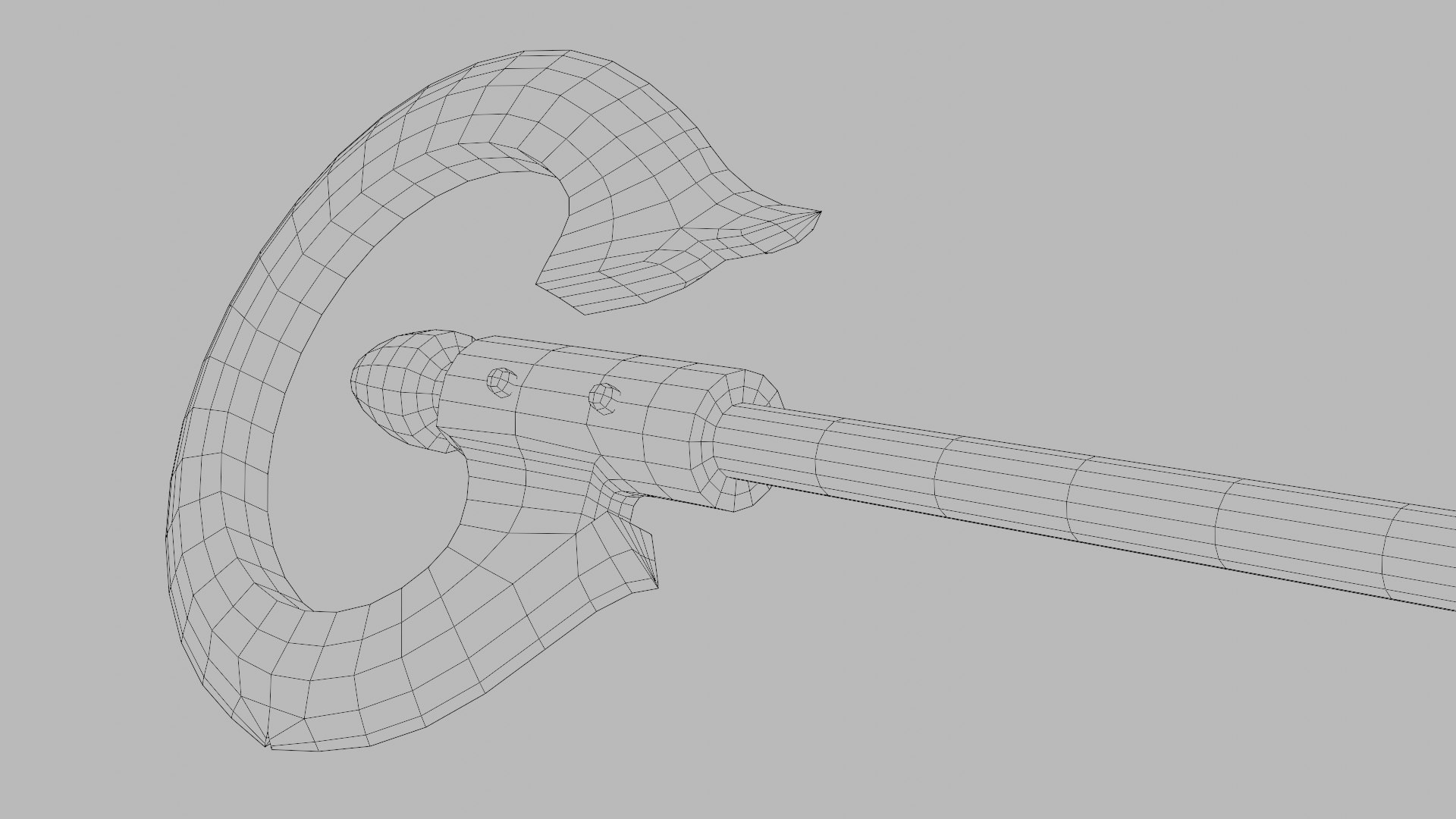 Stylized Circular-Bladed Spear 3D Model - TurboSquid 1790411