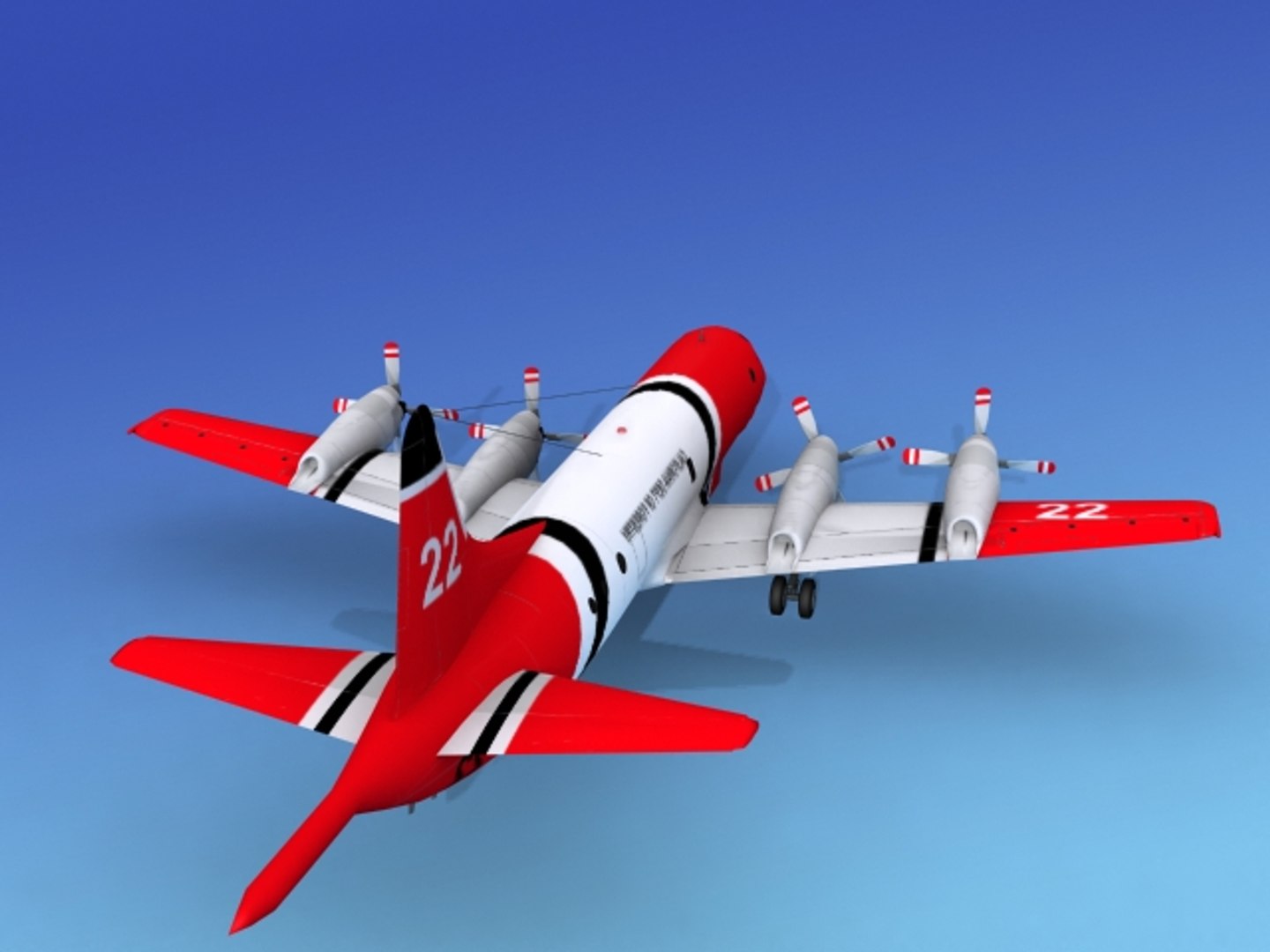 Orion Lockheed P-3 3d Model