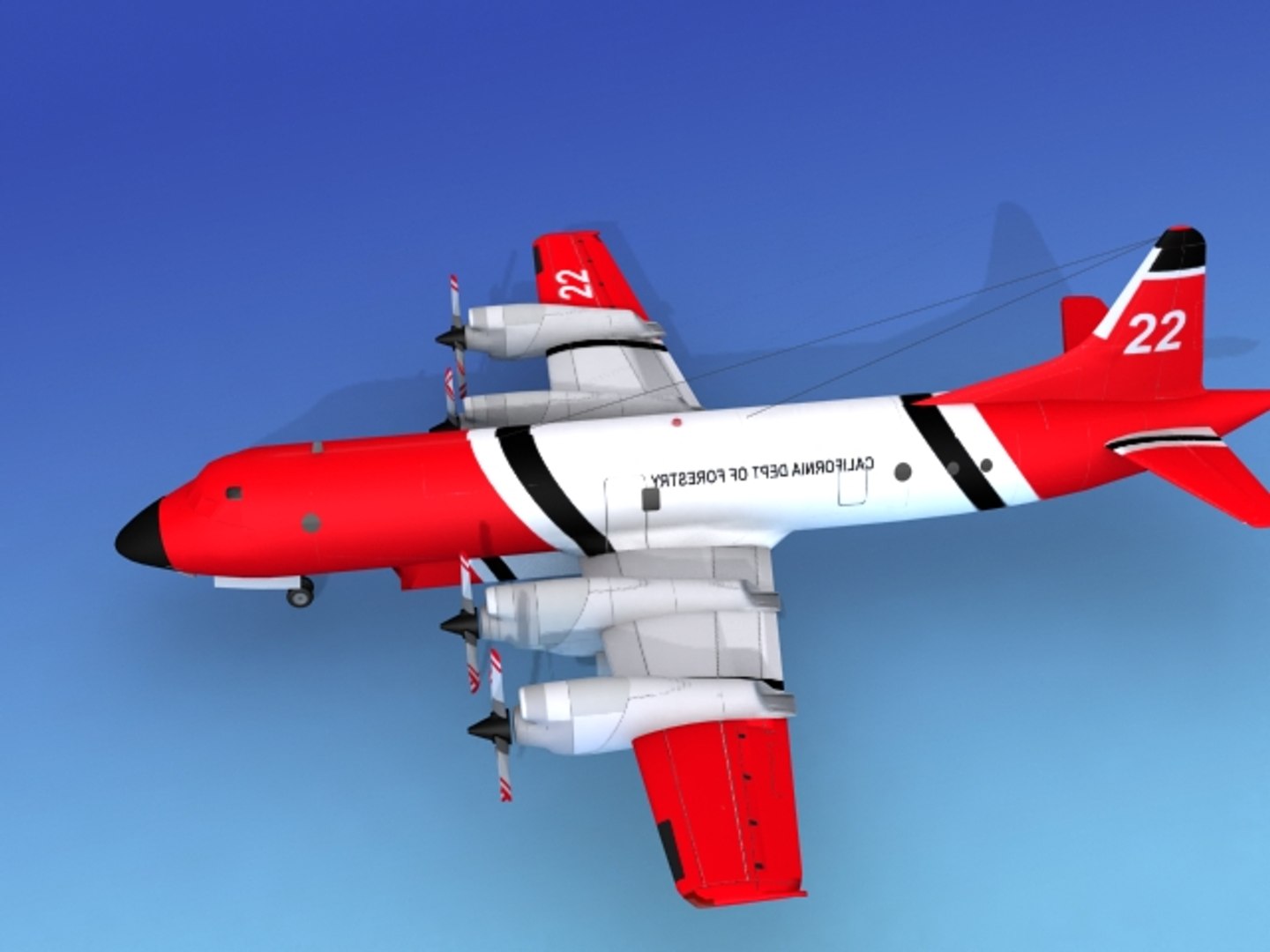 Orion Lockheed P-3 3d Model