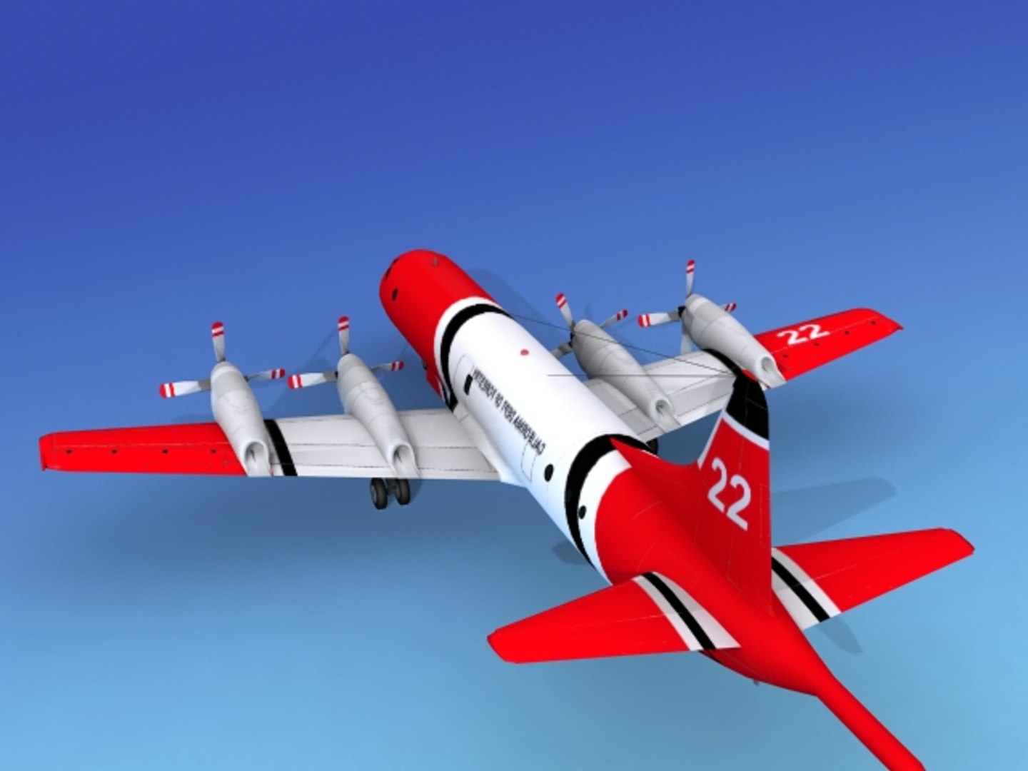 Orion Lockheed P-3 3d Model