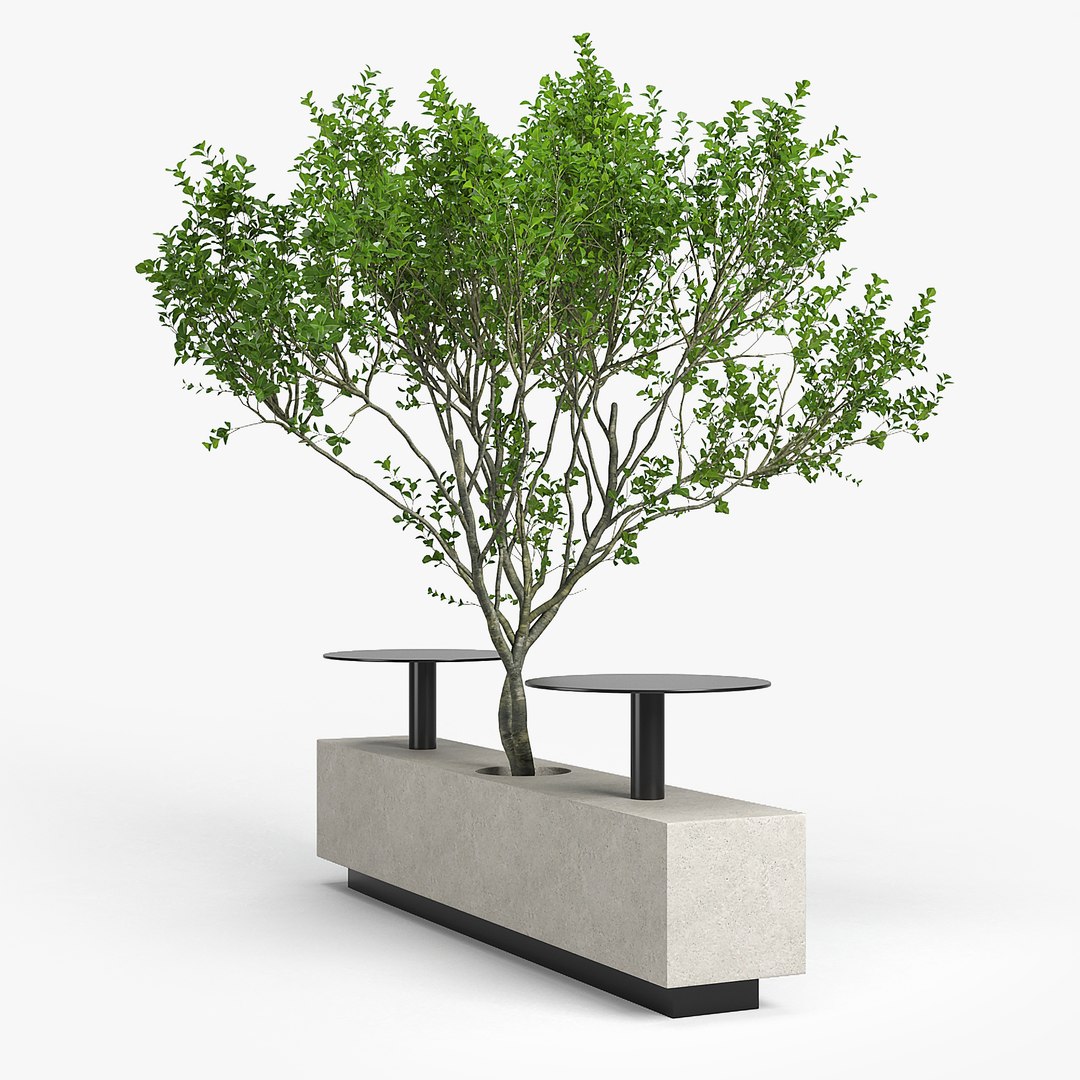 3D Tree Bench - TurboSquid 1652978