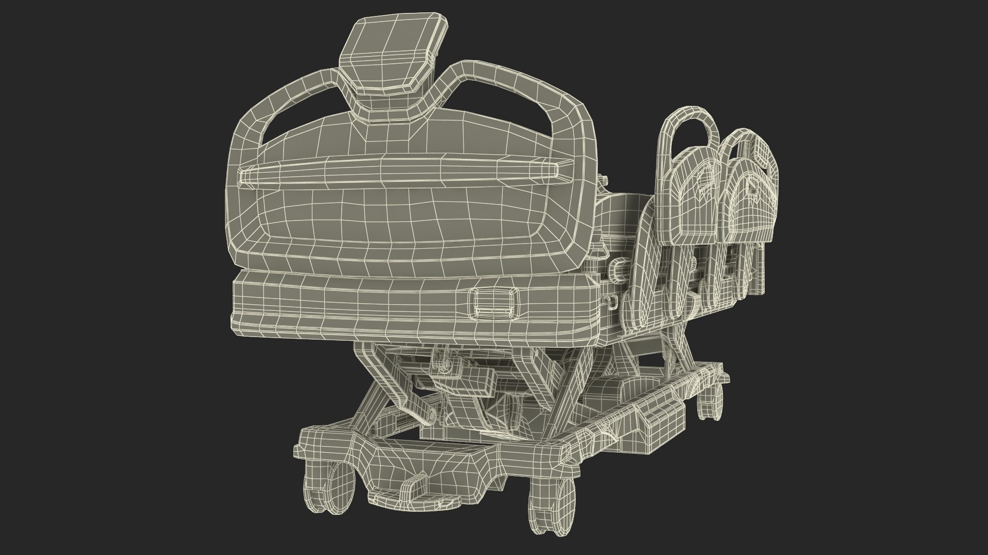 3D Smart Medical Bed Stryker Procuity ZM model - TurboSquid 2113345