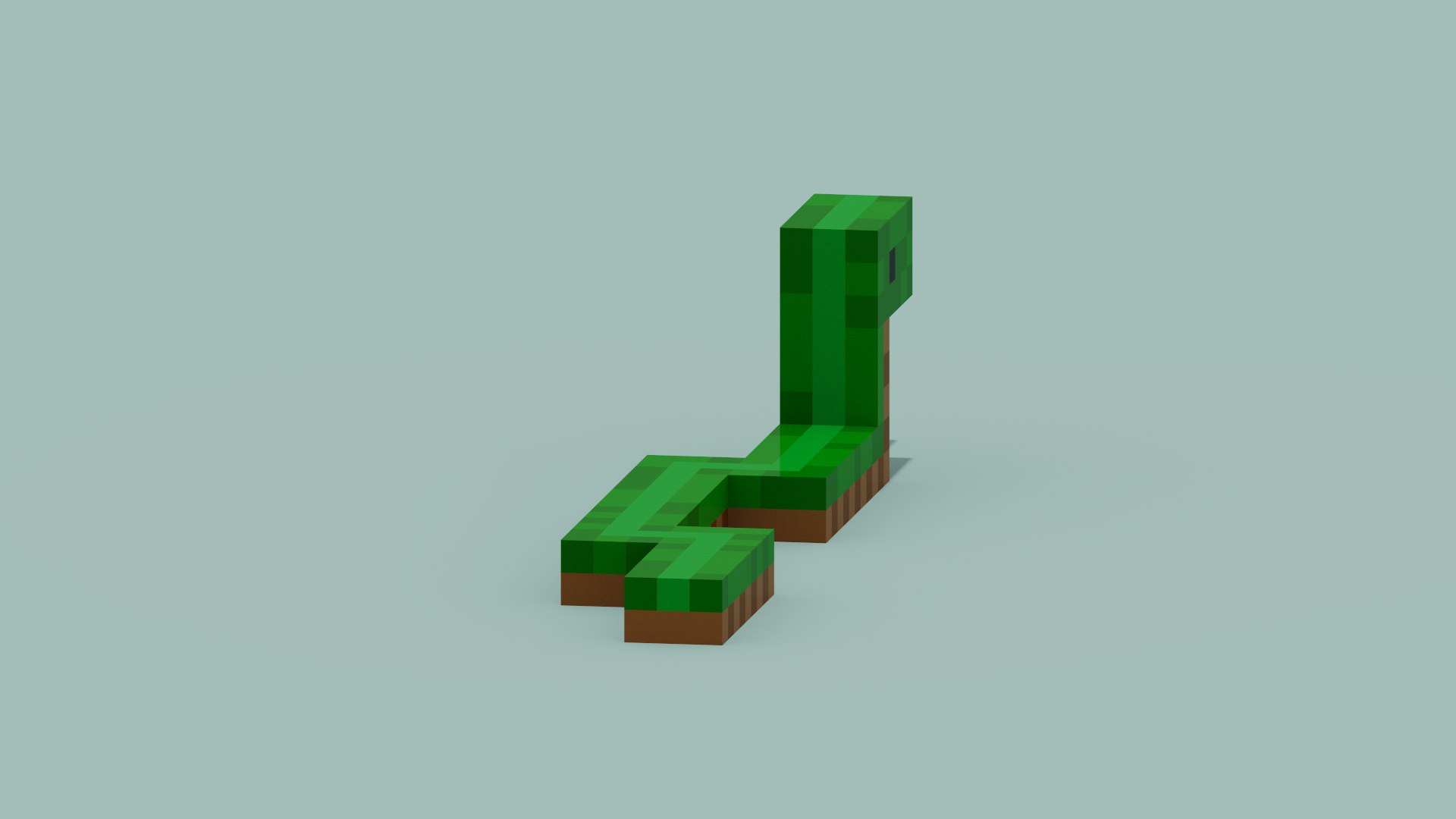 Voxel Snake 3D Model - TurboSquid 1919190