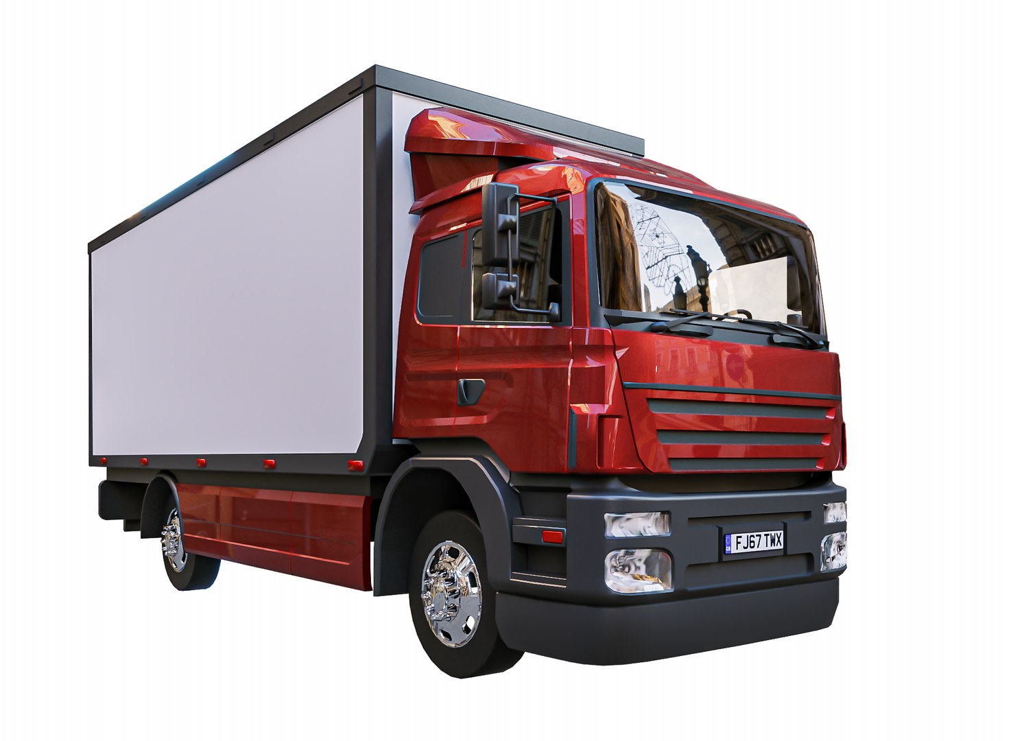 3D 3d Truck Euro Cargo Model - TurboSquid 1768015