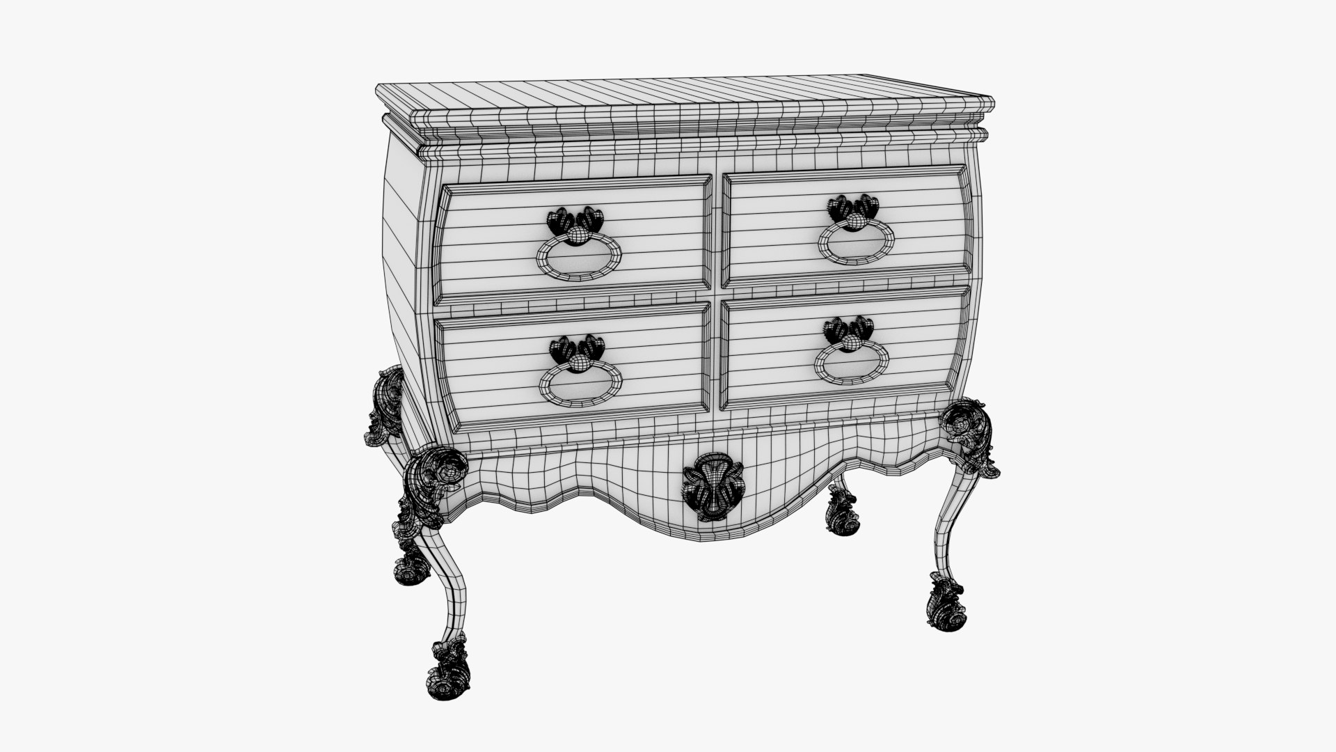 Dresser 3D Model - TurboSquid 1774299