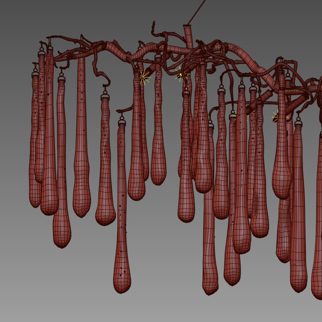 3D John-richard Brass Glass Teardrop Model - TurboSquid 1442082