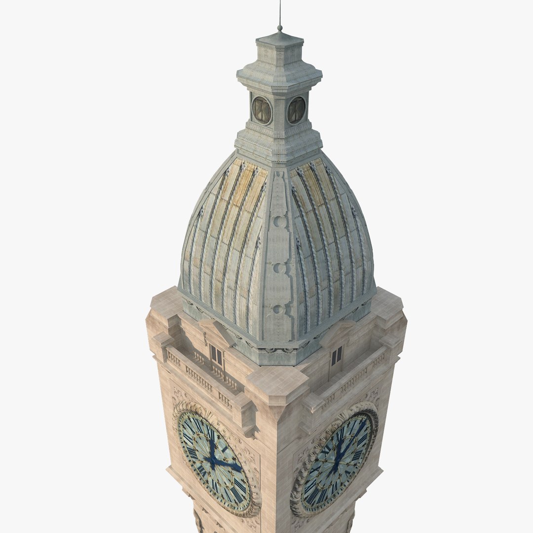 Gare Lyon Tower 3D Model - TurboSquid 1168788