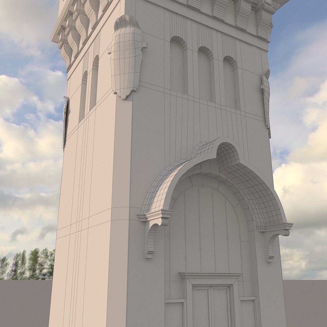 Gare Lyon Tower 3D Model - TurboSquid 1168788