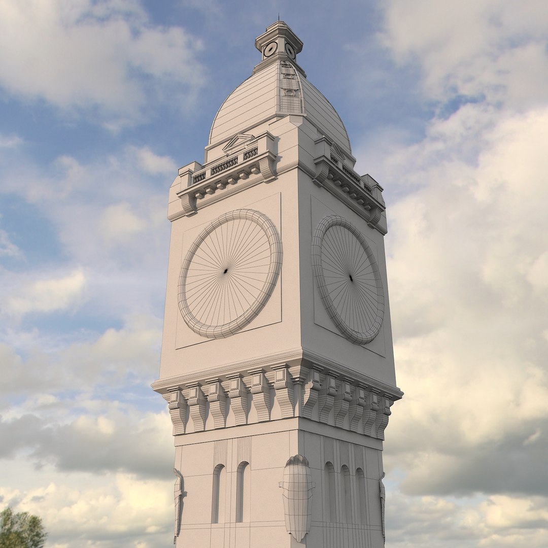 Gare Lyon Tower 3D Model - TurboSquid 1168788