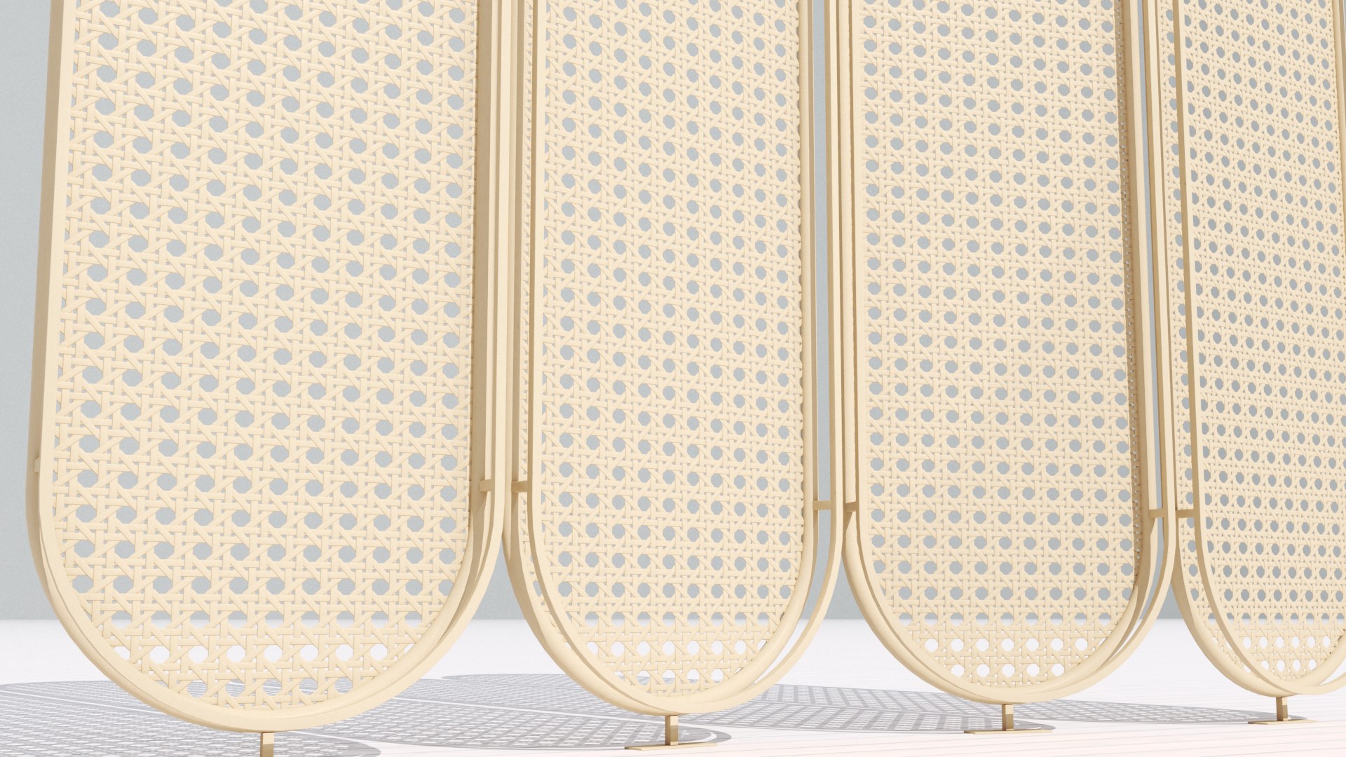 Rattan Paravan 3D Model - TurboSquid 1841878