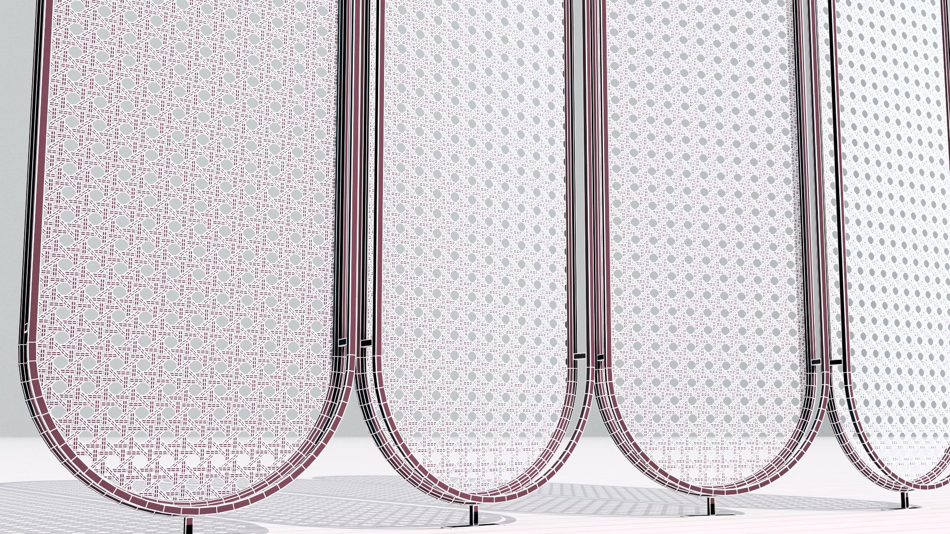 Rattan Paravan 3D Model - TurboSquid 1841878