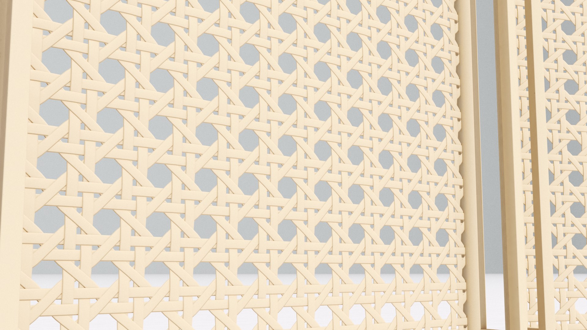 Rattan Paravan 3D Model - TurboSquid 1841878