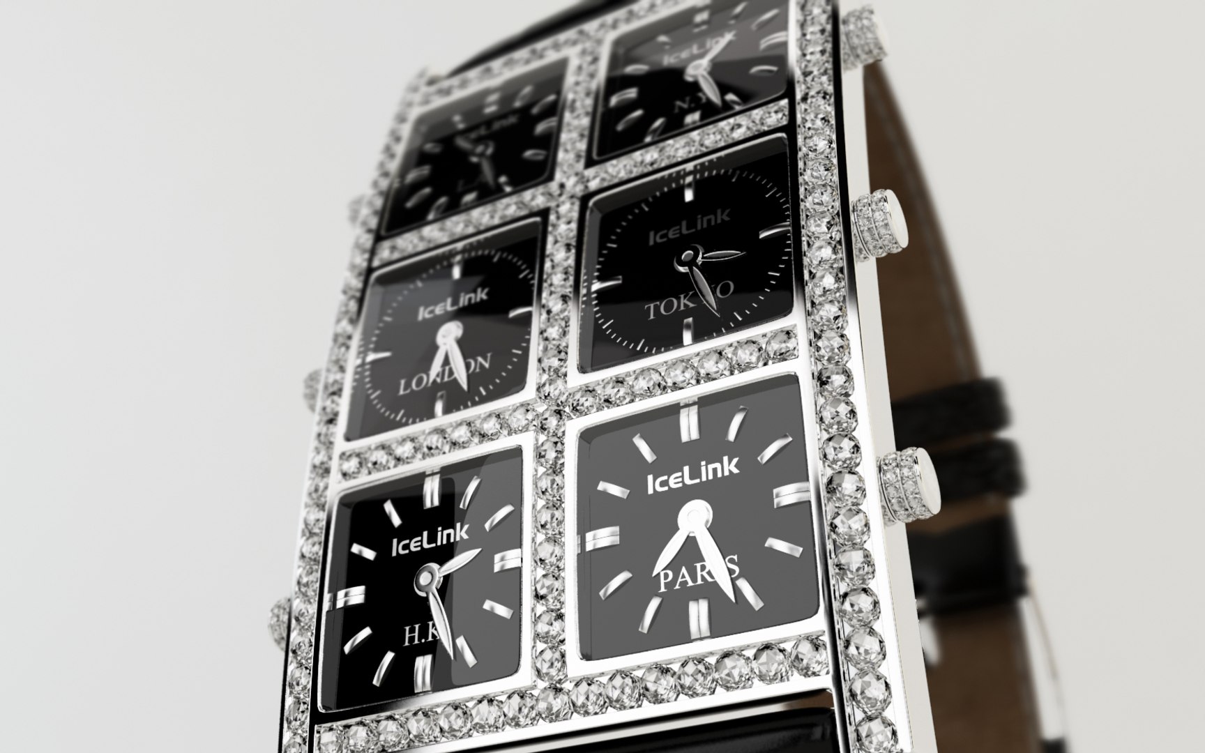 Icelink Watch Clock 3ds