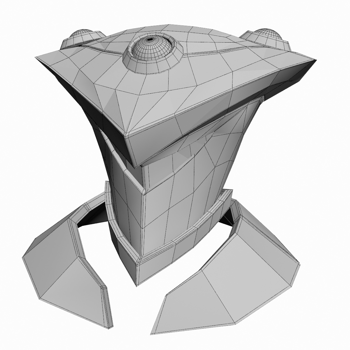Robot head exo 3D model - TurboSquid 1486264