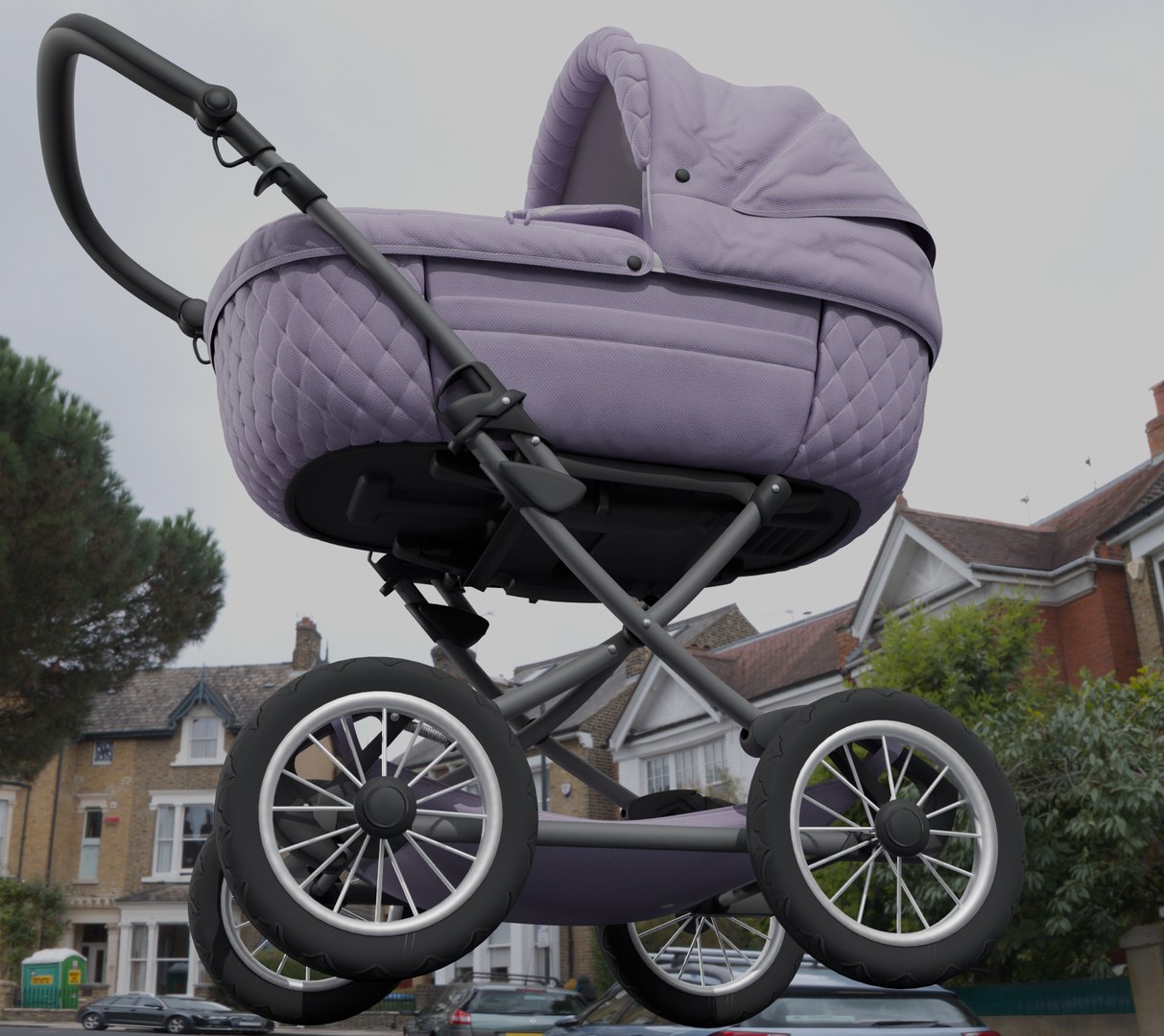 Baby Stroller PBR 4k - TurboSquid 2398019