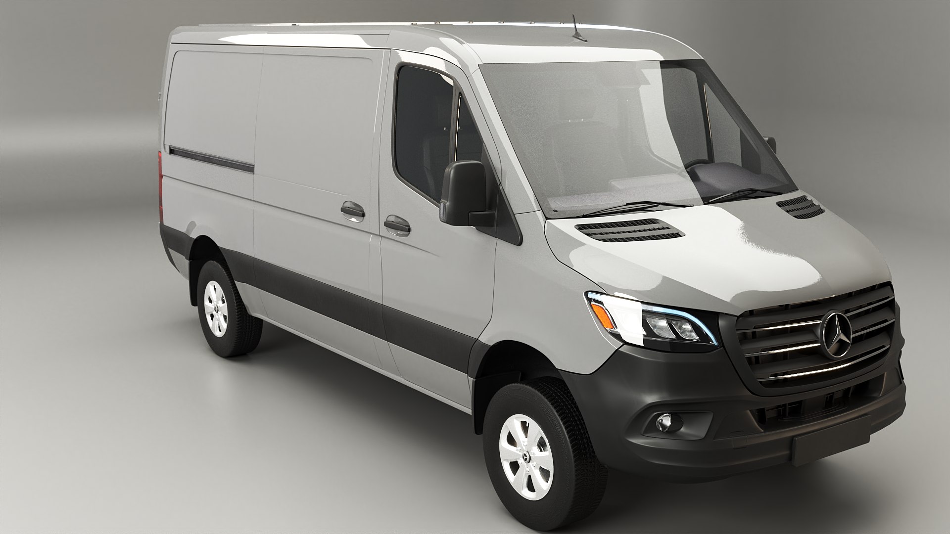 3D Model Mercedes Sprinter 4x4 Low Roof - TurboSquid 2412422