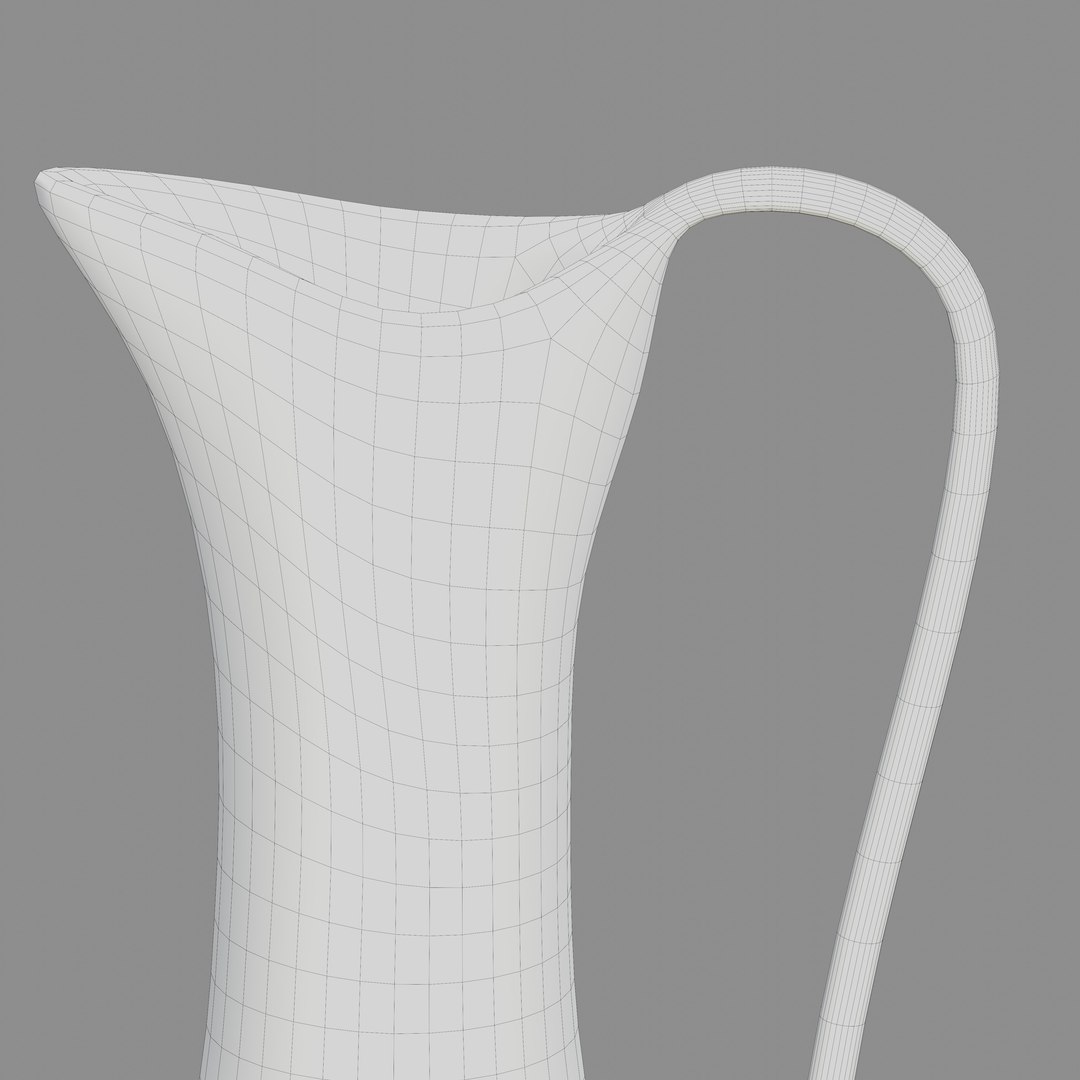 3D model pitcher vintage ceramic - TurboSquid 1630751