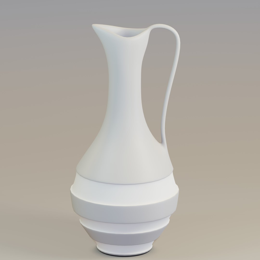 3D model pitcher vintage ceramic - TurboSquid 1630751