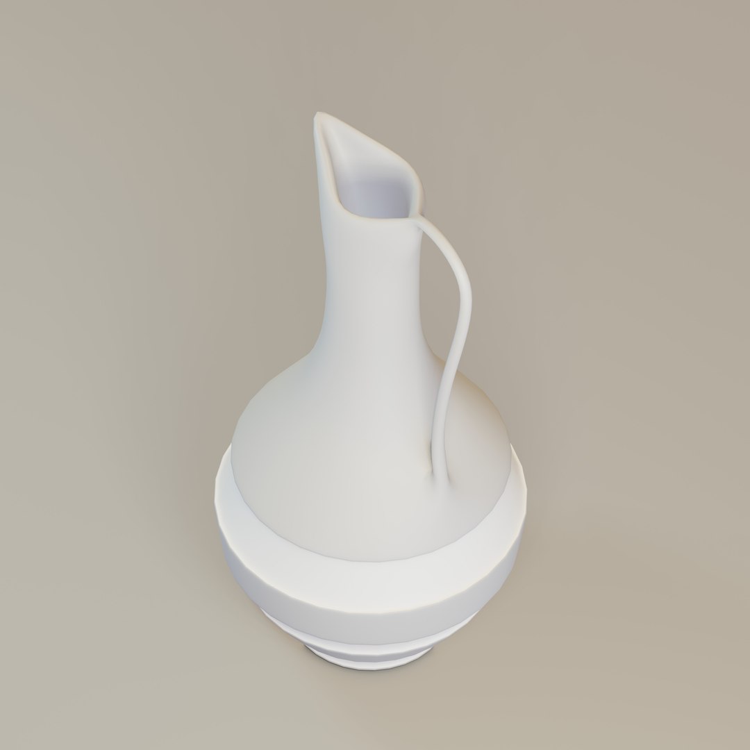 3D model pitcher vintage ceramic - TurboSquid 1630751