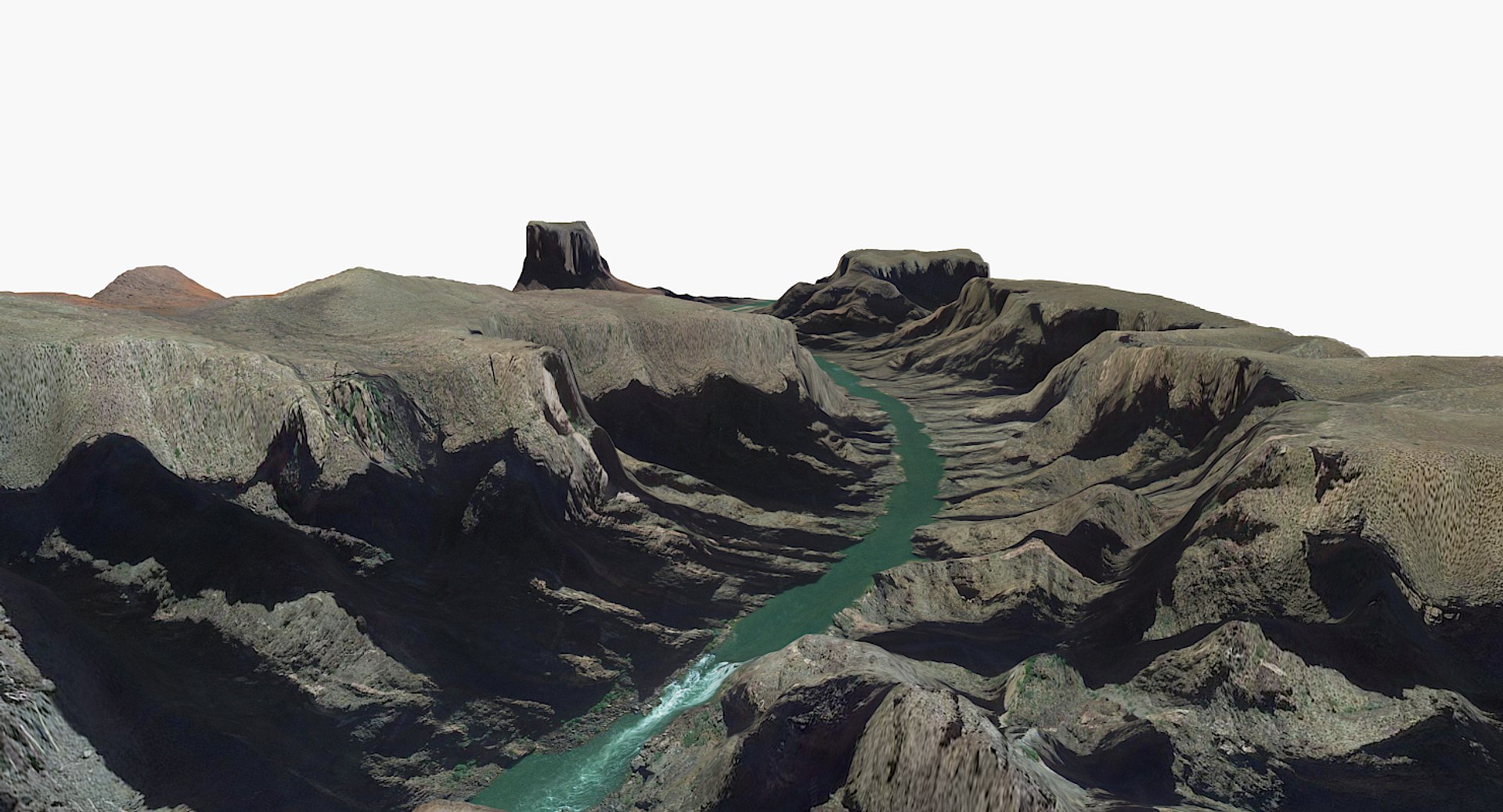 Landscape grand canyon 3D model - TurboSquid 1423443