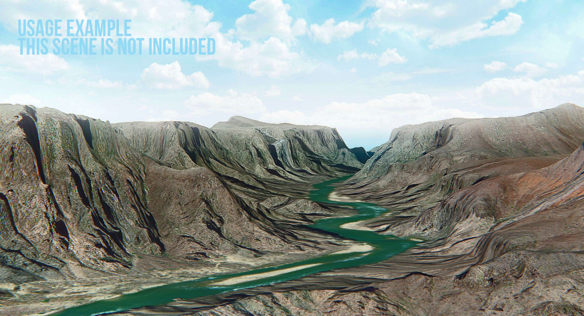 Landscape grand canyon 3D model - TurboSquid 1423443