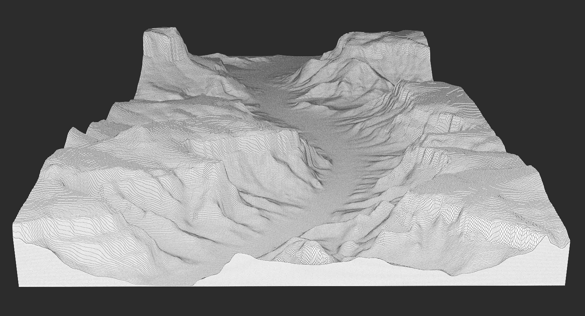 Landscape grand canyon 3D model - TurboSquid 1423443