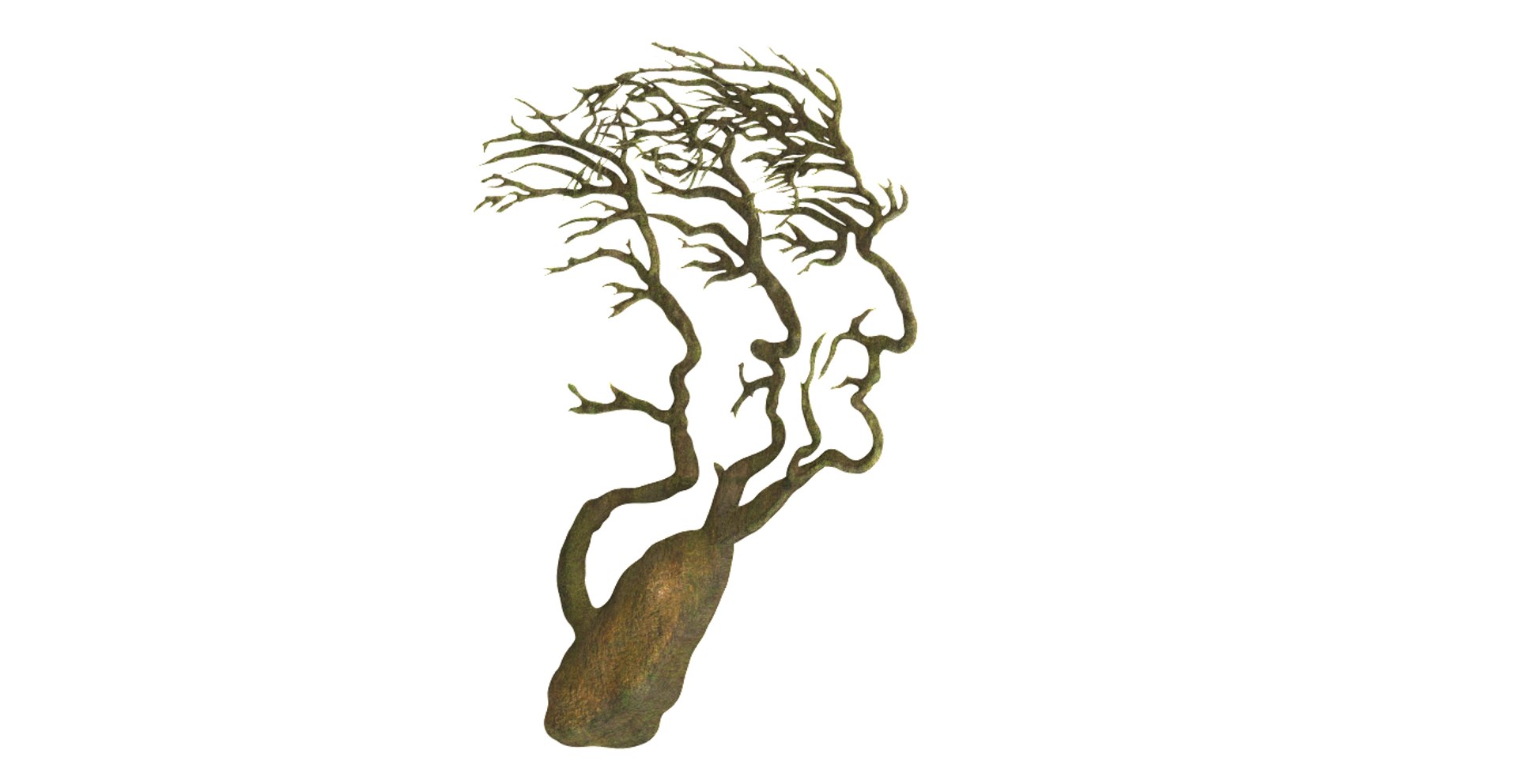 People Silhouette Trees Model - TurboSquid 1378499