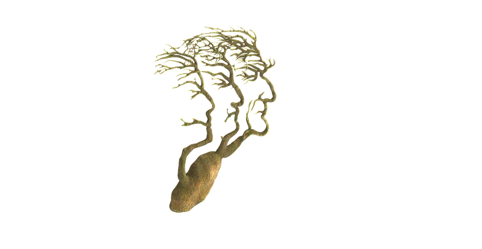 People Silhouette Trees Model - TurboSquid 1378499