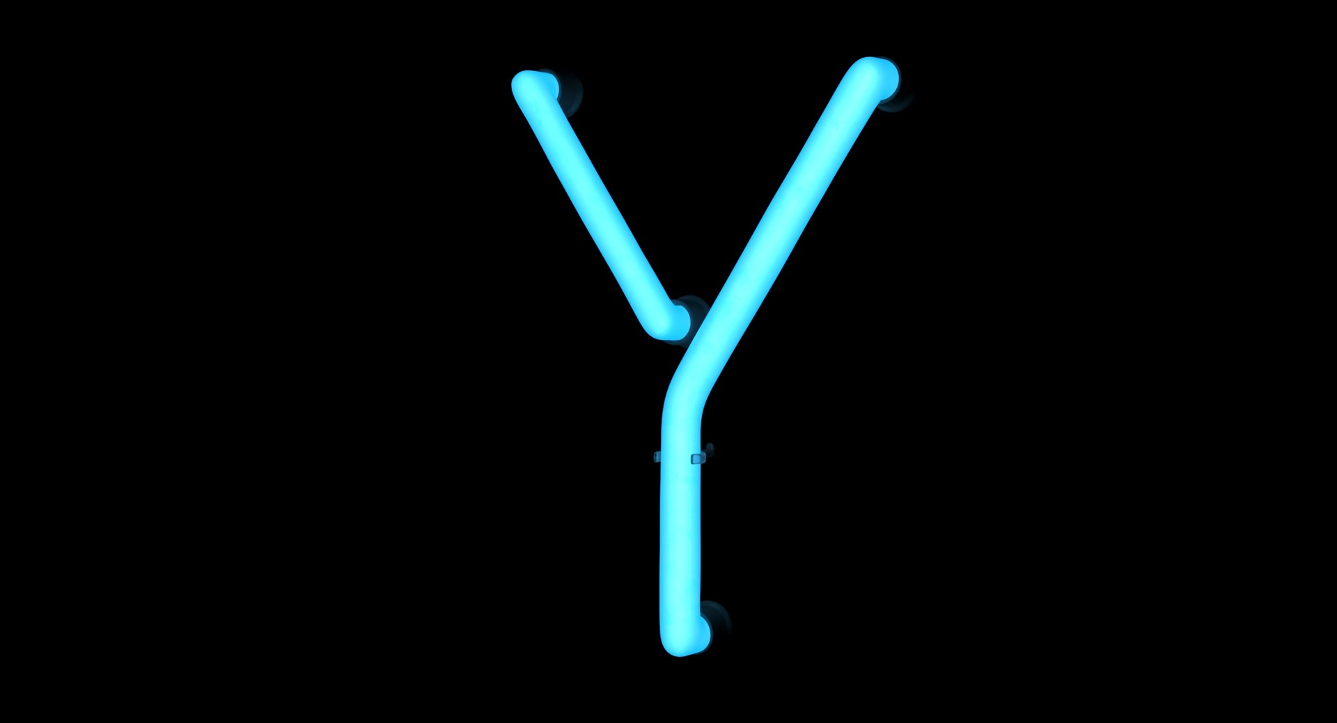 3D neon letter y alphabet model - TurboSquid 1640649