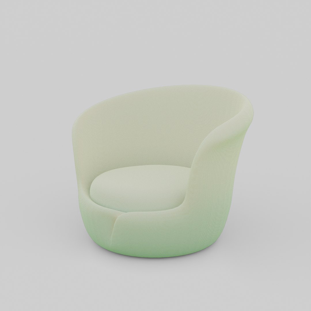Free Calla Lounge Chair Original Design 2 3D Model - TurboSquid 1831756