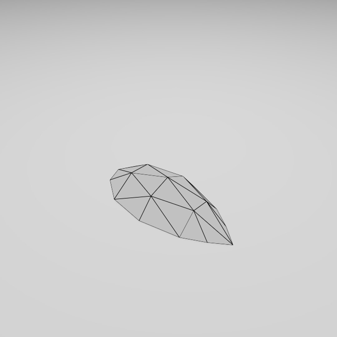 Max Pendeloque Rose Cut Diamond