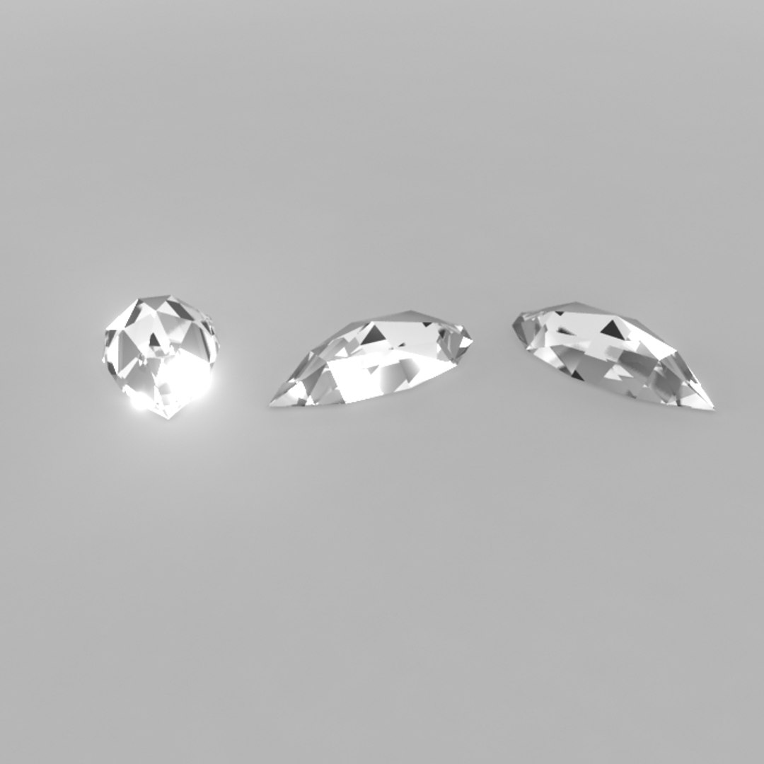 Max Pendeloque Rose Cut Diamond